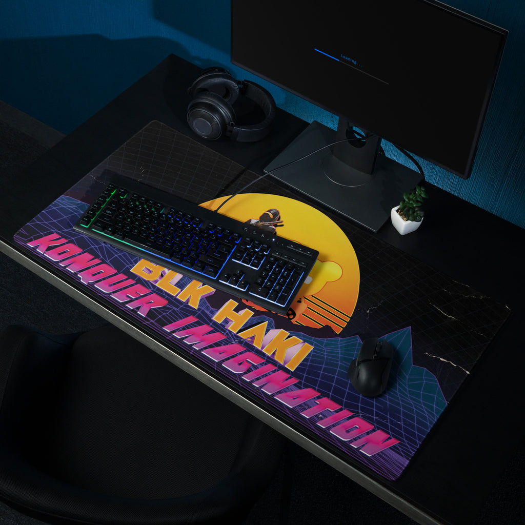 Synthwave Konqueror Gaming Mouse Pad – BLK HAKI